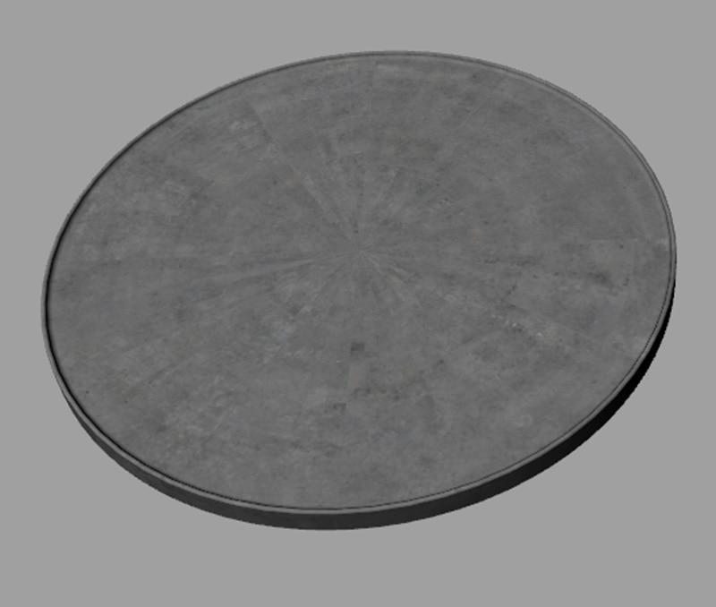 Concrete round table silicone mold – Madmolds